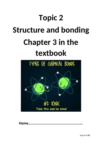 AQA GCSE chemistry topic 2 workbook | Teaching Resources AQA GCSE chemistry topic 2 workbook | Teaching Resources