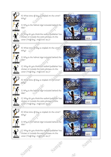 Percy Jackson and the Lightning Thief FULL KS2 GUIDED READING PLANNING ...