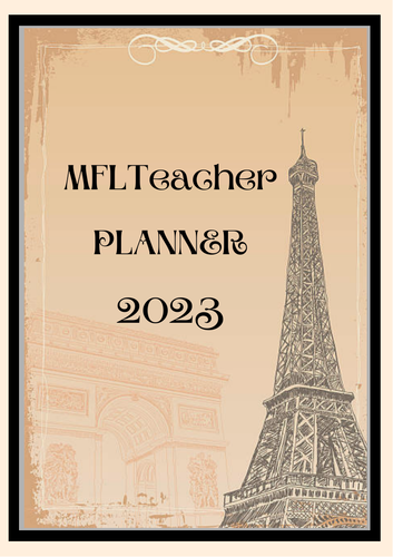 MFL Teacher Planner, Teacher planner 2023, Digital Planner 2023 ...