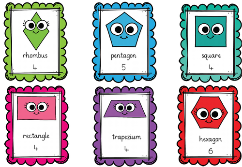 2D and 3D shape cards | Teaching Resources