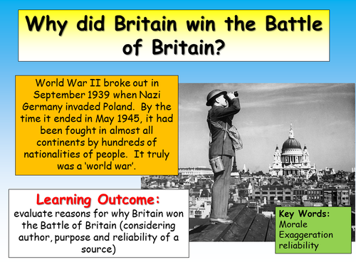 Battle of Britain | Teaching Resources