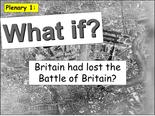 Battle of Britain | Teaching Resources