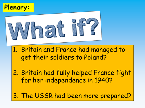 Blitzkrieg WWII | Teaching Resources