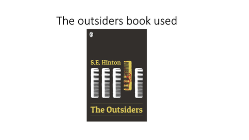 The Outsiders complete scheme of work | Teaching Resources