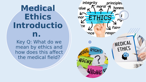 KS3/4 Medical Ethics unit of work | Teaching Resources