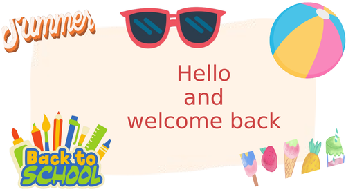 Welcome Back Icebreaker KS2 | Teaching Resources