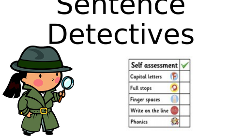 EYFS reception 'Sentence Detective' game/lesson input/provision ...