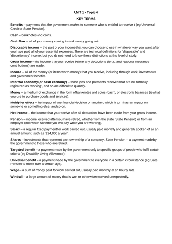 LIBF Level 2 - AiFE/CeFE - Unit 1, Topic 1-4, Complete Lessons and ...