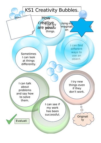 Creativity Bubbles. | Teaching Resources