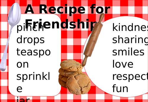A recipe for friendship | Teaching Resources