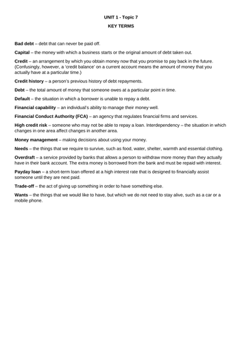 LIBF Level 2 AiFE/CeFE - Unit 1, Topic 5-8, Complete Lessons and Resources_Sept. 2023 | Teaching ...