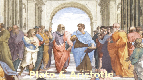 Ancient philosophical influences- Plato and Aristotle | Teaching Resources
