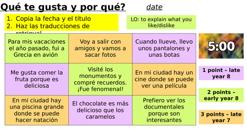 Year 9 Spanish - Module 1 - Viva 3 - Somos Así | Teaching Resources