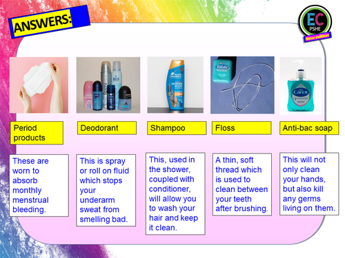 Personal Hygiene | Teaching Resources