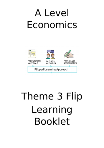 Pearson Edexcel - A Level Economics - Flip Learning Booklets - Theme 1 ...