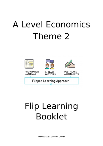 Pearson Edexcel - A Level Economics - Flip Learning Booklets - Theme 1 ...