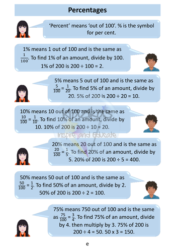 Percentages Workbook Level 1 Maths Functional Skills | Teaching Resources