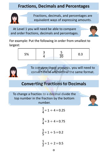 Percentages Workbook Level 1 Maths Functional Skills | Teaching Resources