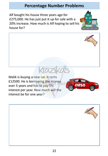 Percentages Workbook Level 1 Maths Functional Skills | Teaching Resources