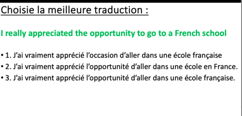 Directed Writing Higher French | Teaching Resources