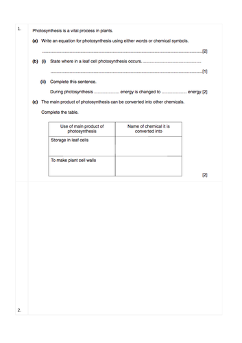 Photosynthesis limiting factors | Teaching Resources