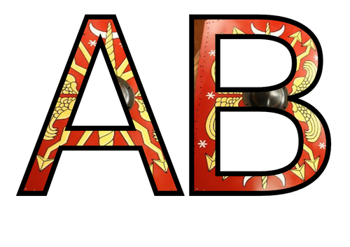 NEW THE ROMANS SET DISPLAY Lettering Whole Alphabet, Numbers, Signs ...