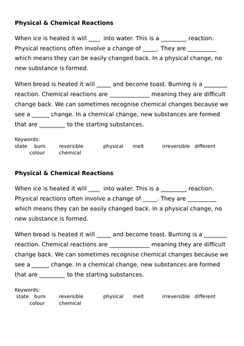 AQA KS3 Acids and Alkalis module - Chemical and Physical Reactions lesson | Teaching Resources