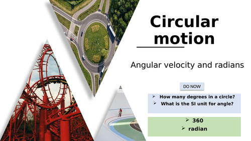 OCR A Physics Circular Motion ppt and handout | Teaching Resources
