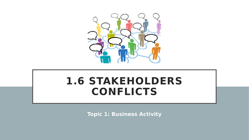 Stakeholders (Lesson 12) - GCSE Business | Teaching Resources