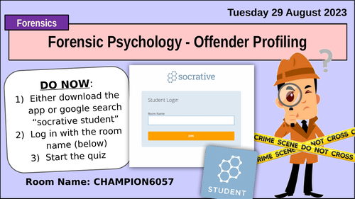 Full Forensic Psychology Unit - AQA A-Level | Teaching Resources