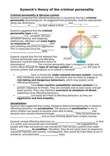 Full Forensic Psychology Unit - AQA A-Level | Teaching Resources