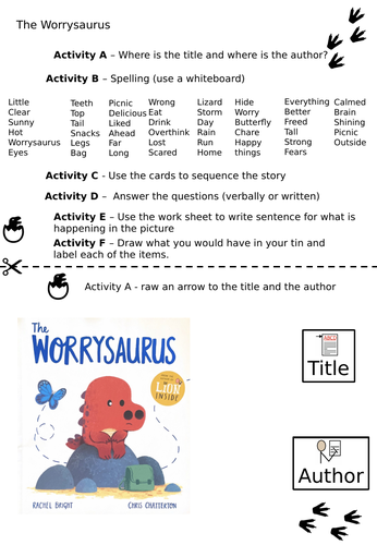 The Worrysaurus Pack | Teaching Resources