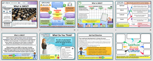SMSC Spiritual, Moral, Social And Cultural | Teaching Resources