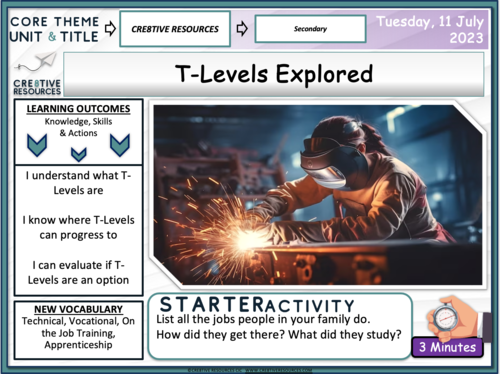 T-Levels Explained and Explored | Teaching Resources