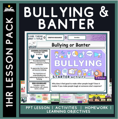 Is it Banter or Bullying PSHE | Teaching Resources