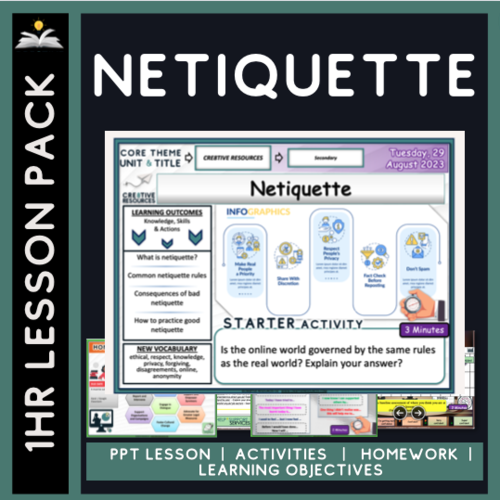 Netiquette ( Etiquette Online ) PSHE | Teaching Resources