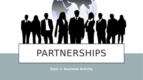 Partnerships (Lesson 14) - GCSE Business | Teaching Resources