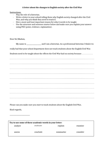 English Ciivl War - The Rump Parliament creation | Teaching Resources