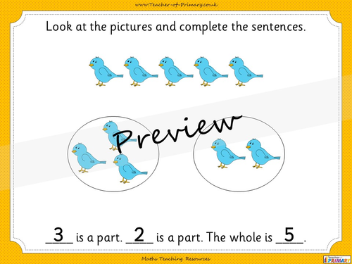 Parts and Wholes - Year 1 | Teaching Resources