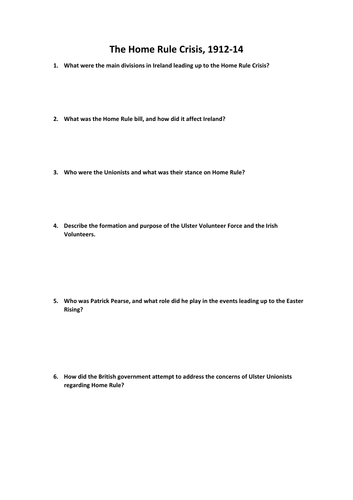 Ireland 1912-1916: An Animated History from Home Rule to Easter Rising ...