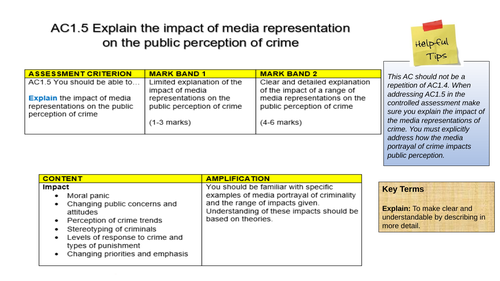 CL3 Criminology Unit 1 All AC's Student Booklet and Teacher PowerPoints | Teaching Resources
