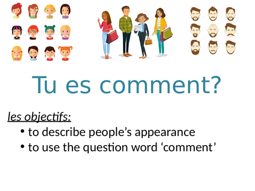 YEAR 7 FRENCH - UNITÉ 2 MA FAMILLE | Teaching Resources