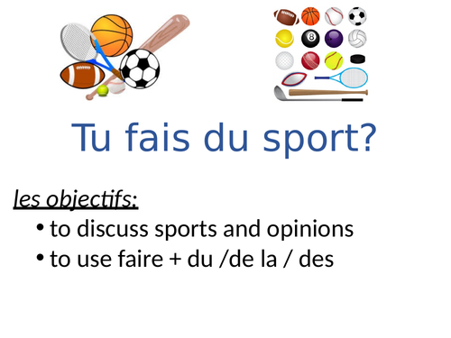 YEAR 7 FRENCH - UNITÉ 4 LES PASSE-TEMPS | Teaching Resources