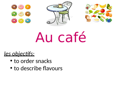 YEAR 7 FRENCH - UNITÉ 5 BON APPÉTIT | Teaching Resources