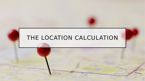 Business Location Game | Teaching Resources
