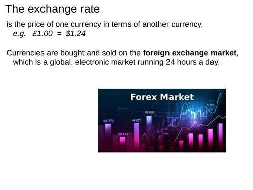 Floating exchange rates | Teaching Resources