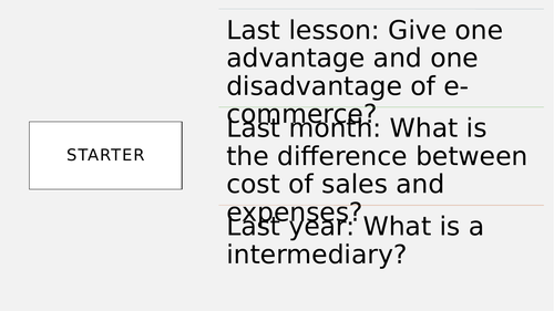 Ethical Influences (Lesson 5) - GCSE Business | Teaching Resources