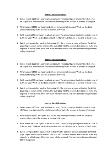 Interest rates (Lesson 10) - GCSE Business | Teaching Resources