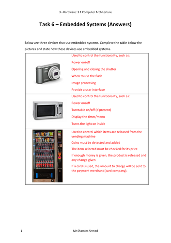 iGCSE Computer Science - Unit 3 Hardware - 3.1 Computer Archtecture ... iGCSE Computer Science - Unit 3 Hardware - 3.1 Computer Archtecture ...