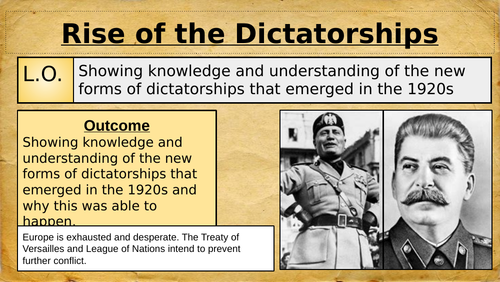 Rise of the Dictators | Teaching Resources